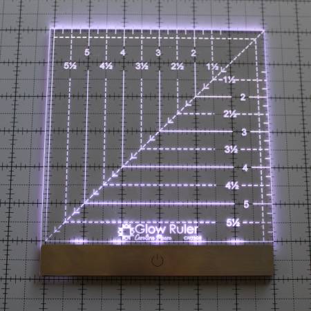 Glow Ruler - 6" Square — Emma's Quilt Cupboard & Sewing Center